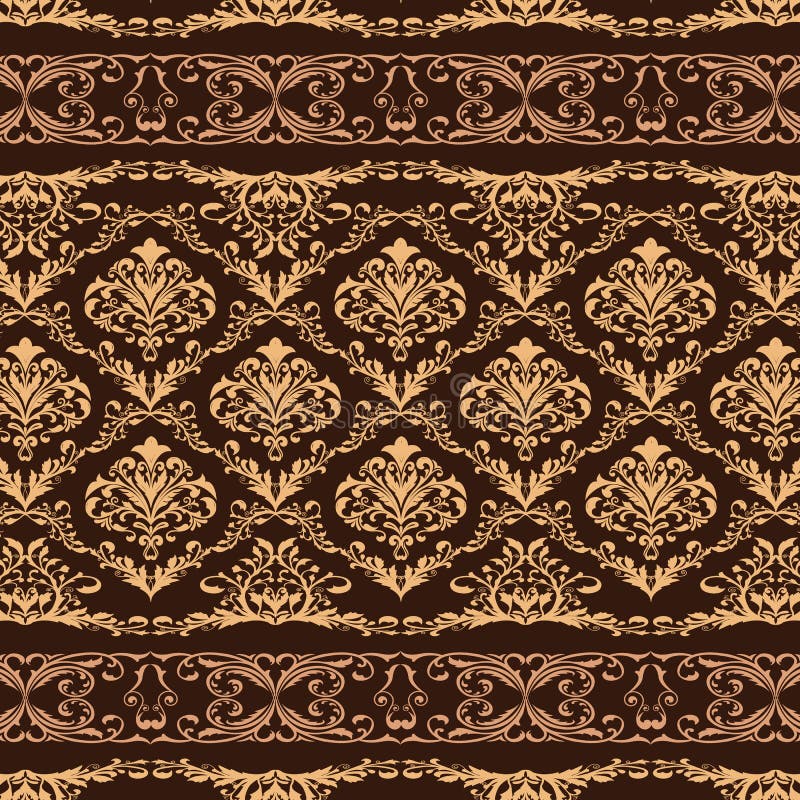 Vintage seamless pattern stock vector. Illustration of antique - 54712059