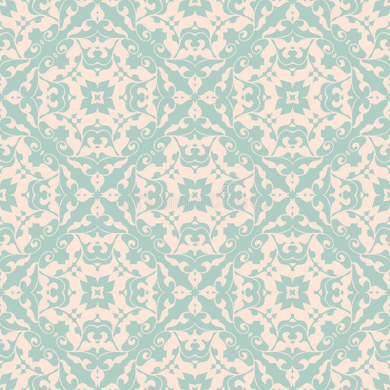 Vintage seamless pattern stock vector. Illustration of element - 58396902