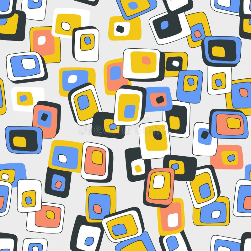 Vintage seamless Pattern stock vector. Illustration of decoration ...