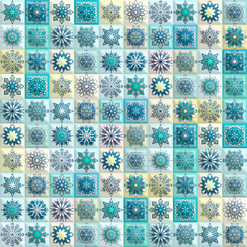 Vintage Seamless Pattern with Tile Patchwork Elements. Stock ...