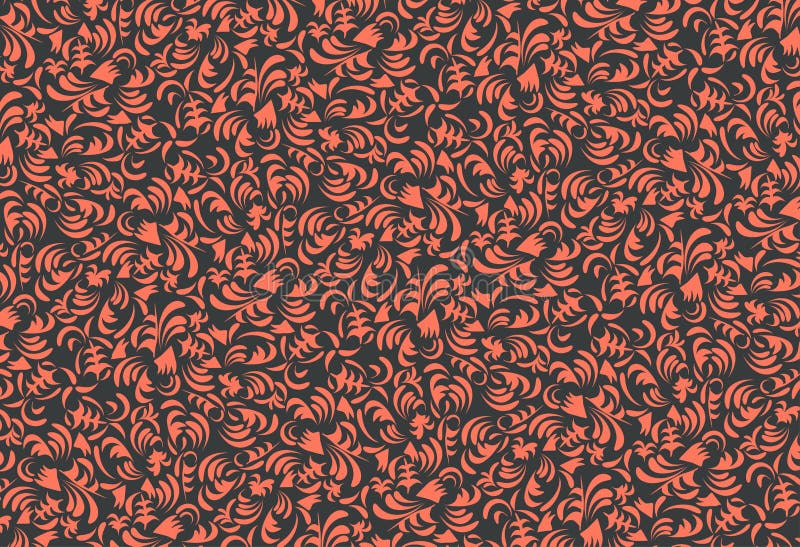 Vintage seamless pattern stock vector. Illustration of backdrop - 67974191