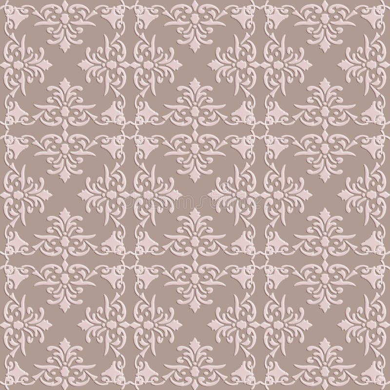 Vintage seamless pattern stock illustration. Illustration of seamless ...