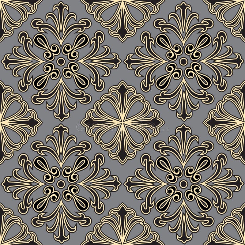 Vintage, Seamless Wallpaper. Decorative Pattern. Vector Illustration ...