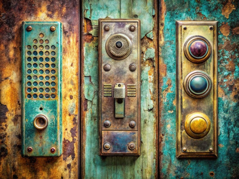 Vintage Security System Triptych a Detailed Look at Retro Intercom Door ...