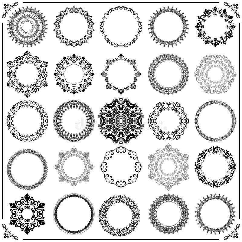 Vintage Round Patterns Stock Illustrations – 15,022 Vintage Round ...