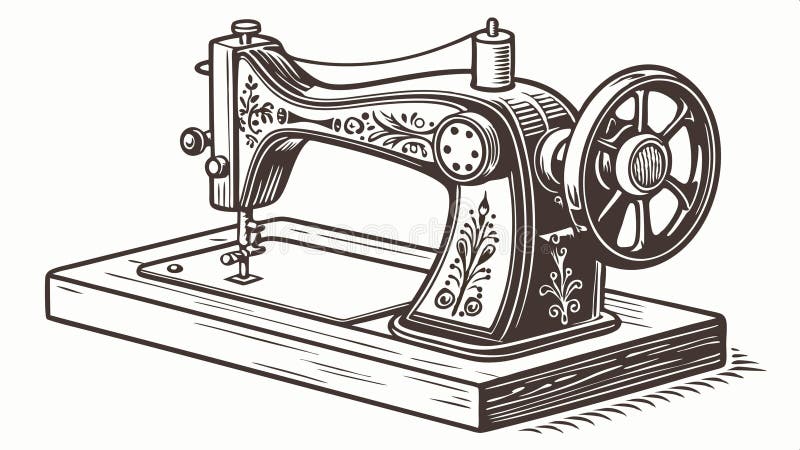 Old Fashioned Sewing Techniques Stock Illustrations – 4 Old Fashioned ...