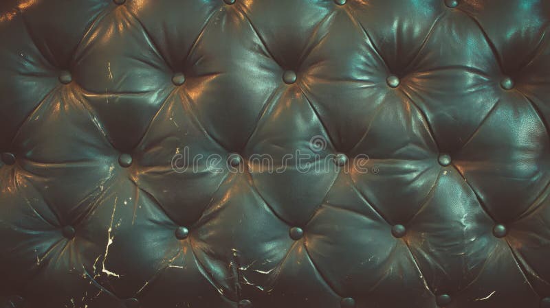 Vintage Shabby Leather Upholstery Texture with Button Detailing for ...
