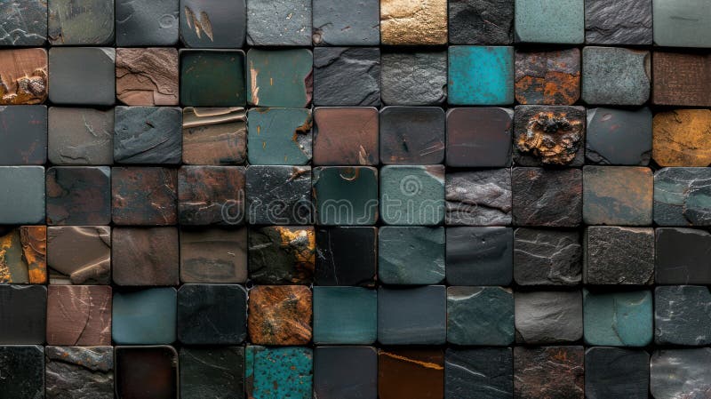 Vintage Shabby Patchwork Stone Wall Texture Background Banner Stock ...