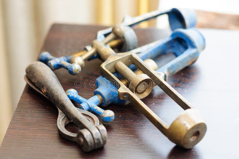 Vintage Shell Reloading Extractors Stock Photo - Image of reloading ...