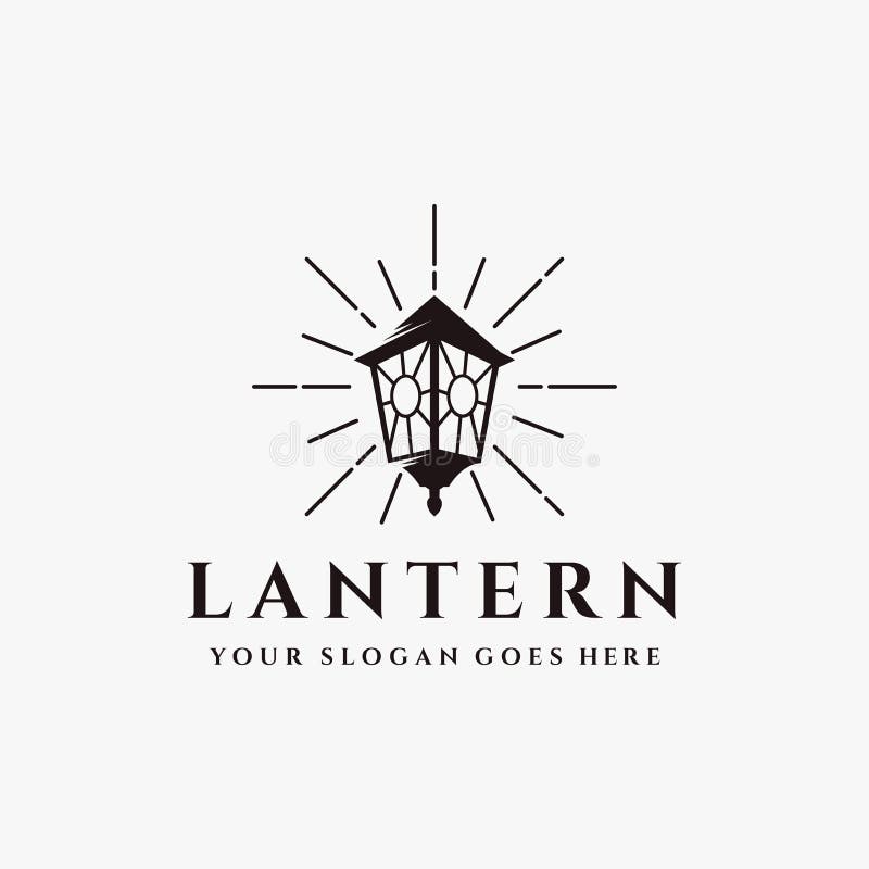 Vintage Shinning Lantern Logo Icon Vector Template, Lead the Way Logo ...