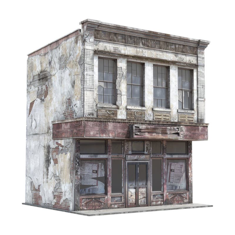 Vintage Shop Building on Transparent Background - Ai Generated Stock ...