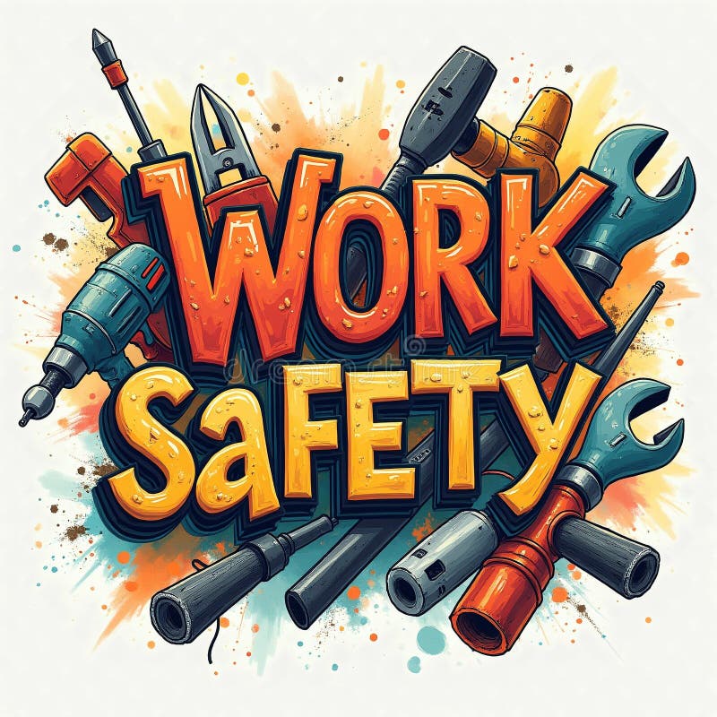 Vintage Sign Text Employee Work Safety Safe Working Condition Worker ...