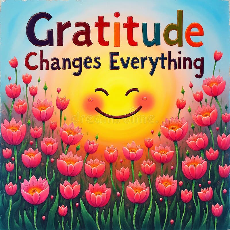 Vintage Sign Text Gratitude Appreciation Change Everything Negative ...