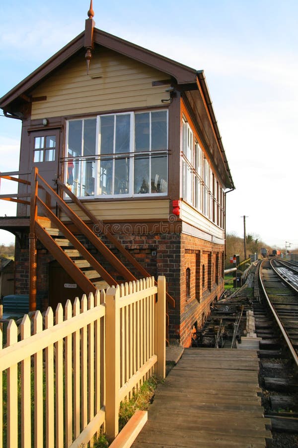 Vintage Signal Box stock photo. Image of historic, trackside - 1785084