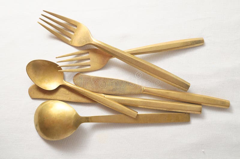 Vintage Silver Flatware stock photo. Image of collection - 44861258