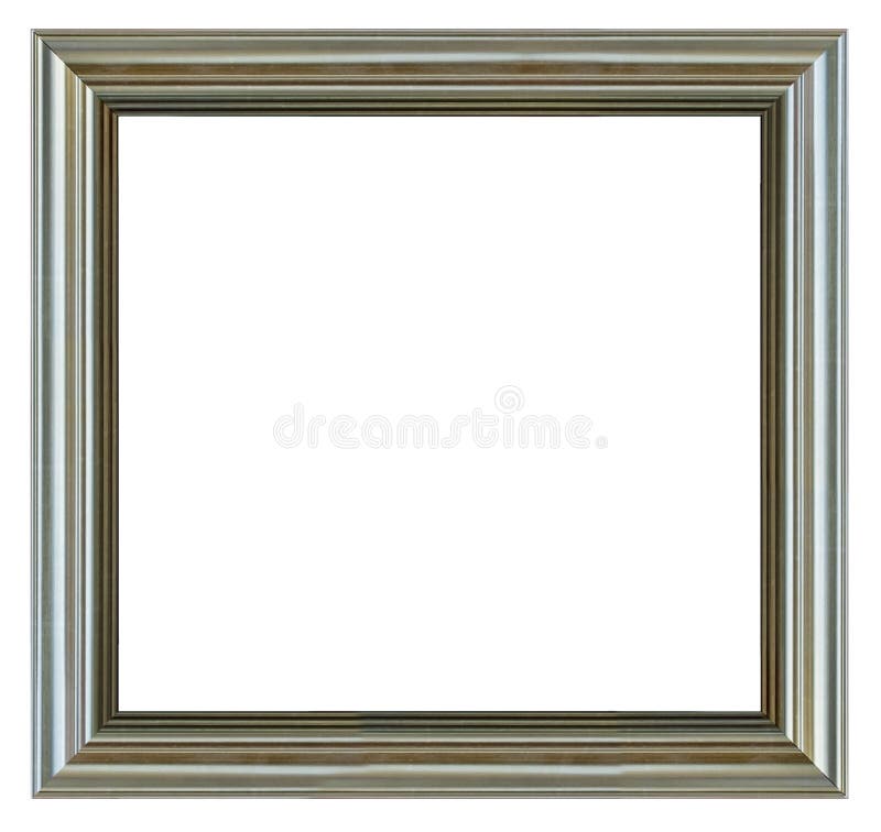 Vintage silver frame stock image. Image of background - 136360197