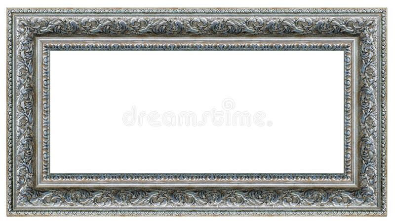 Vintage silver frame stock photo. Image of framed, ornamental - 152428234