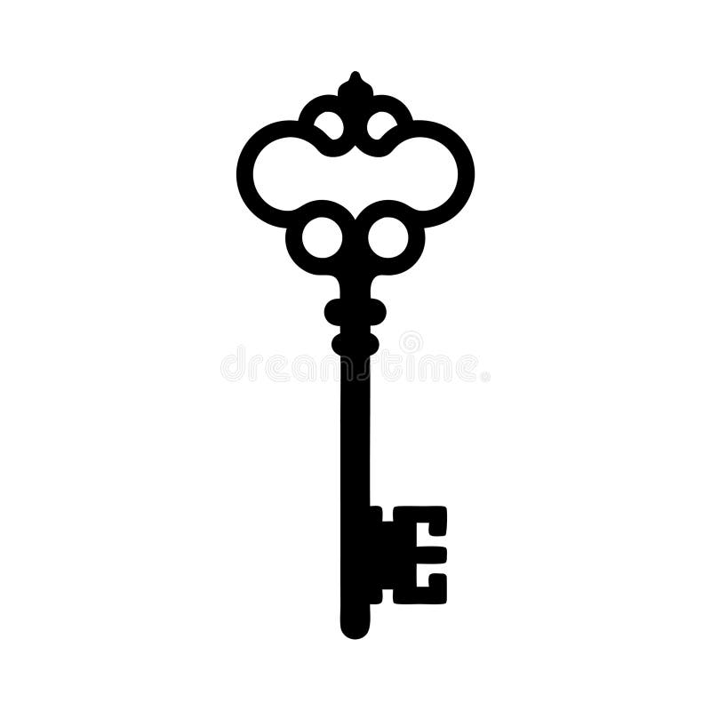 Fancy Skeleton Key Clipart Skeleton Key Clipart Stock Illustrations