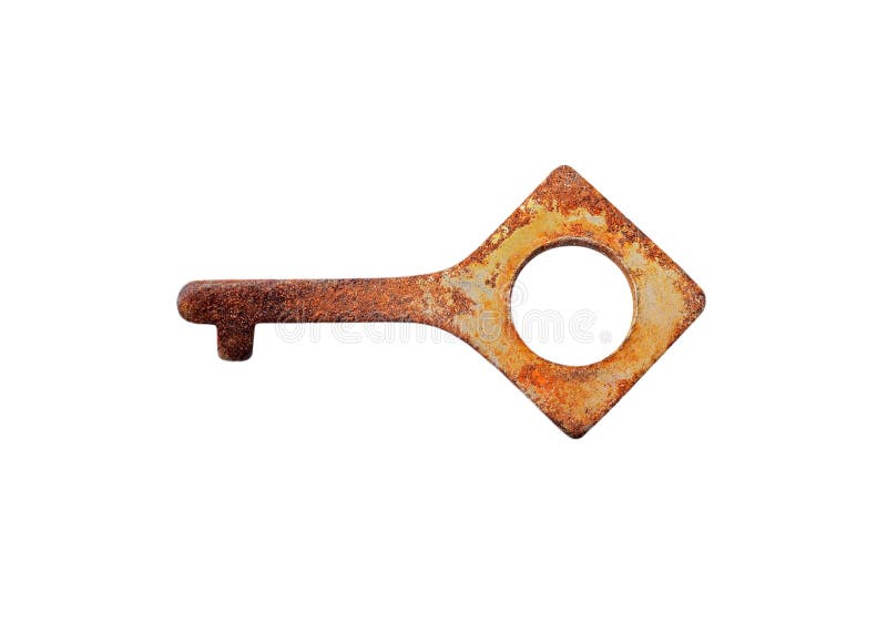 Vintage small rusty key stock image. Image of metallic - 29511809