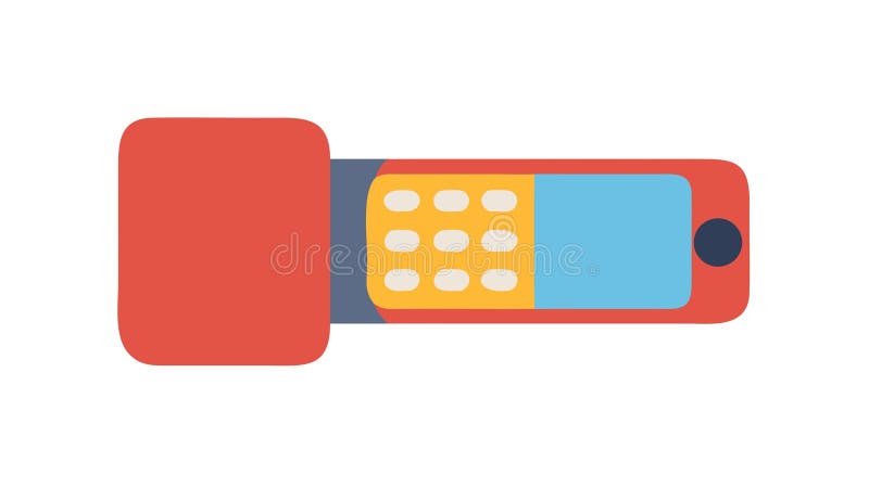 Vintage Smartphone Keypad Icon for Retro Tech, Vector Design Generative ...