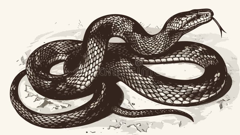 Victorian Snake Engraving Stock Illustrations – 57 Victorian Snake ...