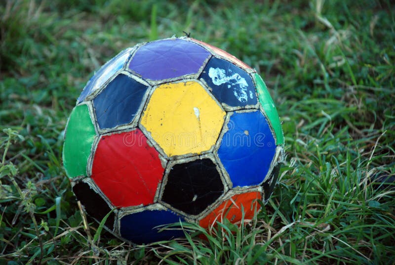 Vintage soccer ball stock image. Image of field, equipment - 35328871
