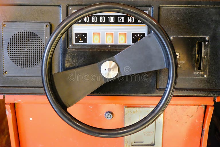 Vintage Soviet Game-playing Machine Stock Photo - Image of rally, play ...