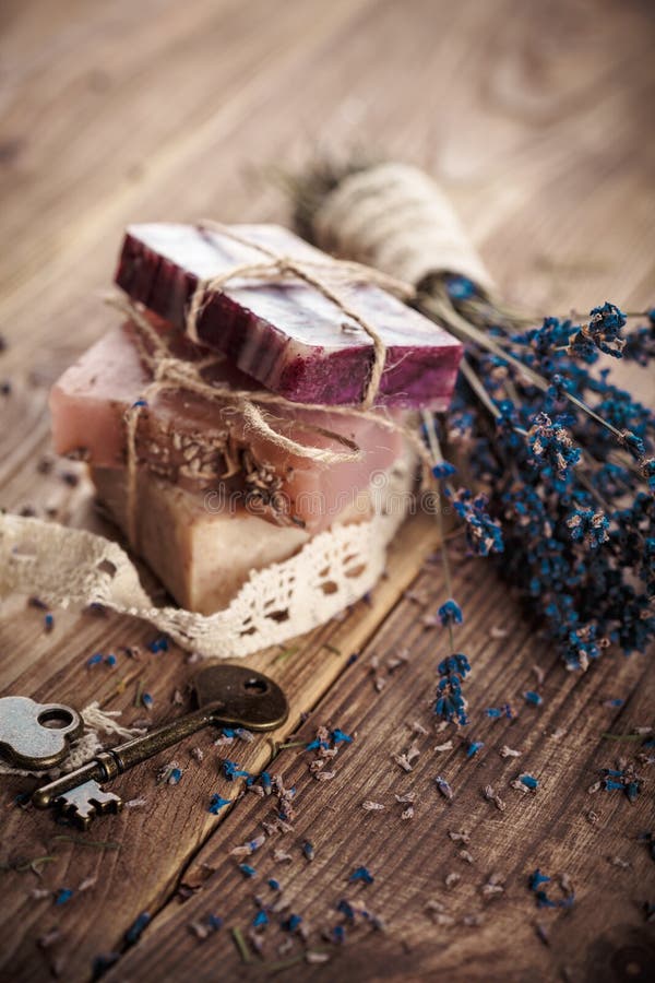 Vintage spa with lavender stock photo. Image of beauty - 32155668