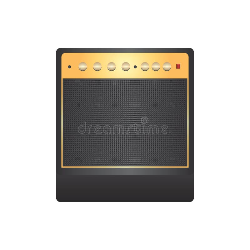 Vintage Speaker Box. Vector Illustration Decorative Design Stock Vector ...