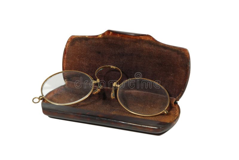 Antique round spectacles stock photo. Image of glasses - 3893388