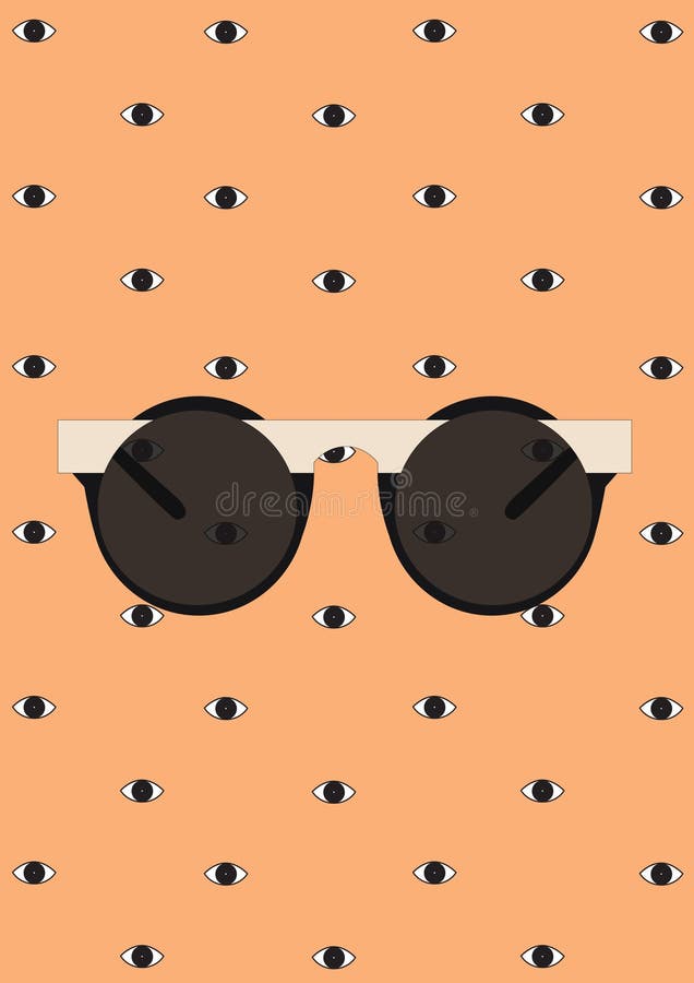 Vintage Spectacles. Vector Illustration Decorative Design Stock Vector ...
