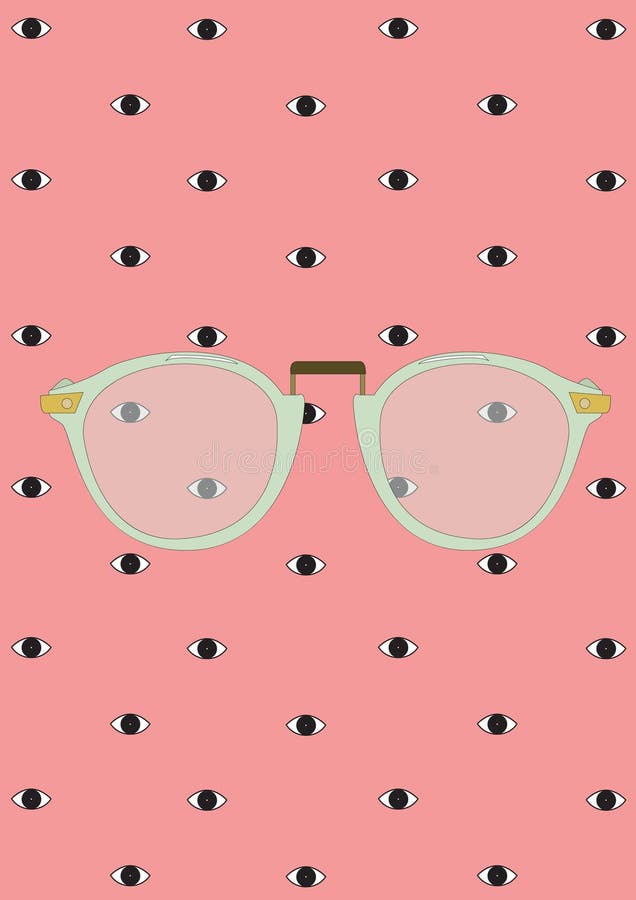 Vintage Spectacles. Vector Illustration Decorative Design Stock Vector ...