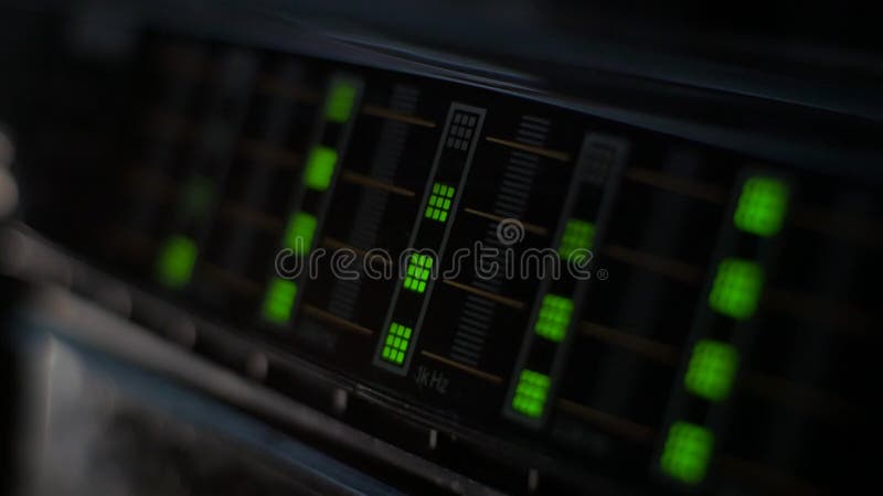 Spectrum Analyzer Screen with Megahertz Decibels and Other Readings ...