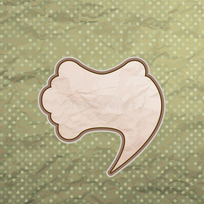 Vintage Speech Bubble Design. EPS 8 Stock Vector - Illustration of ... Vintage Speech Bubble Design. EPS 8 Stock Vector - Illustration of ...