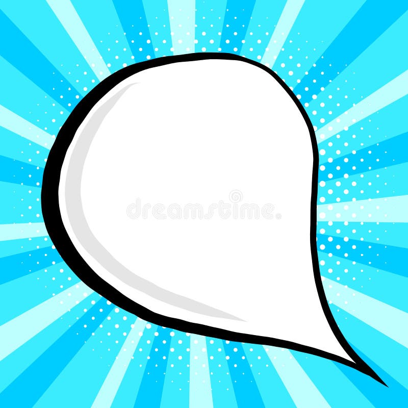 Vintage Speech Bubble in Pop Stock Vector - Illustration of burst ...