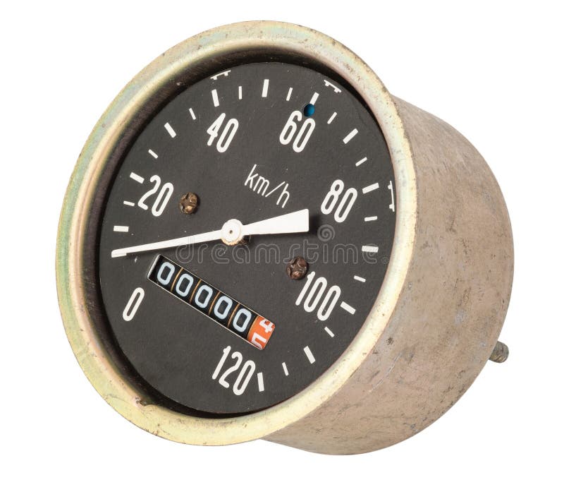 Vintage speedometer stock photo. Image of indicator, numeral - 81810946