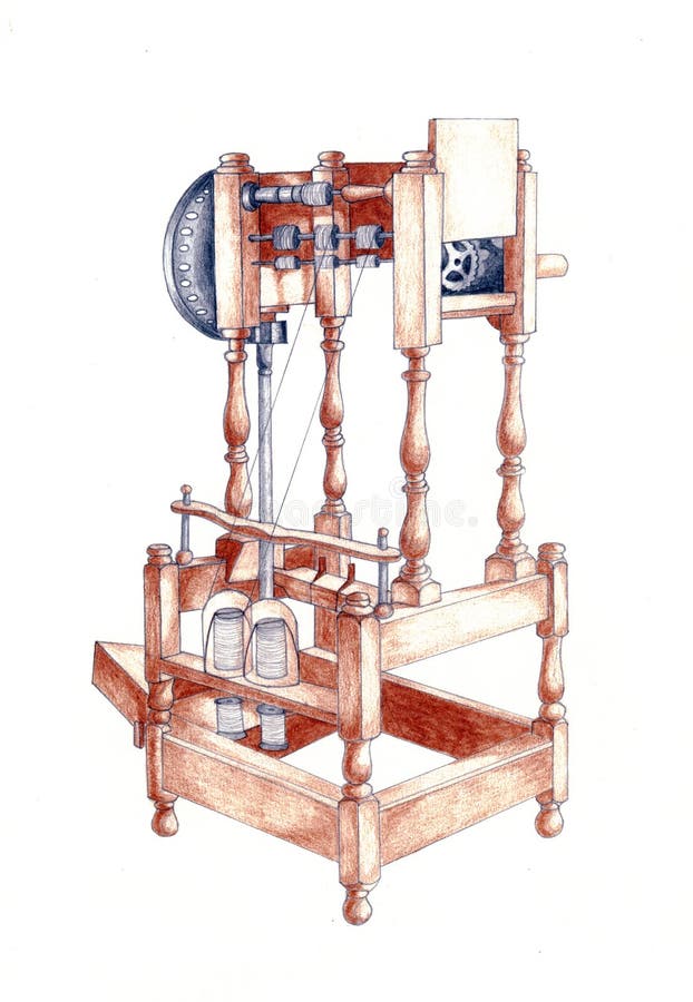 Silk Spinning Machine Stock Illustrations – 49 Silk Spinning Machine ...