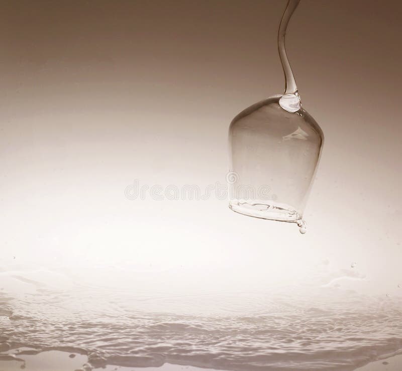 Vintage Splash Water in a Glass Stock Image - Image of liquid ...