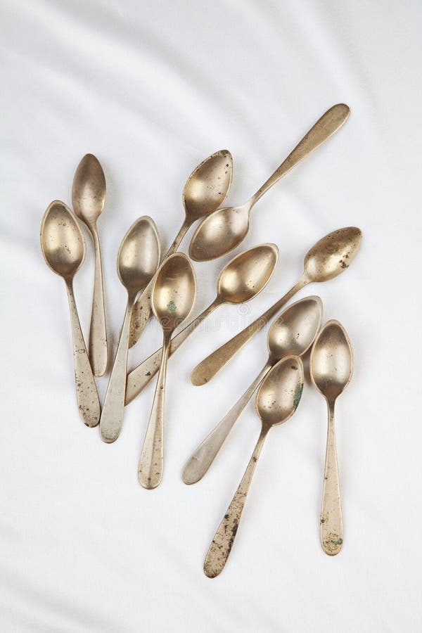 Vintage spoons stock photo. Image of ancient, germany - 55258174