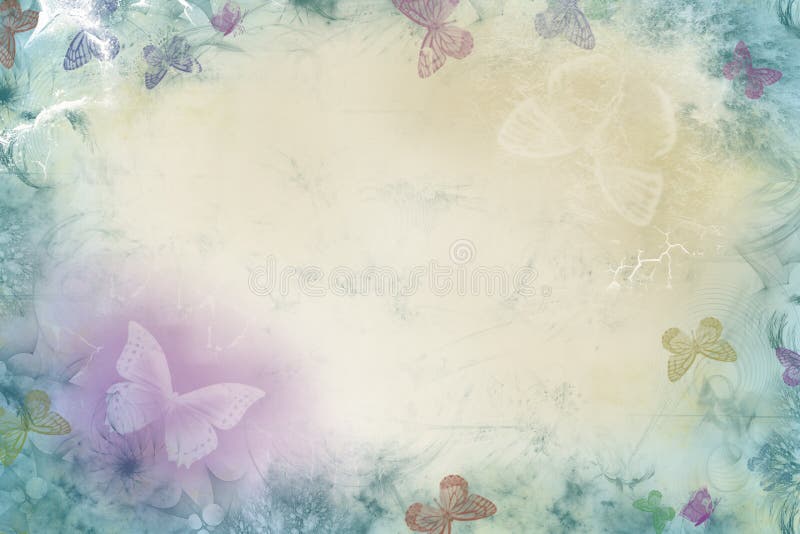 Vintage Spring wallpaper stock illustration. Illustration of bright ...