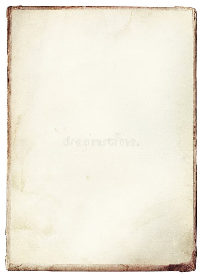 Vintage Stained Paper Texture with Frame Stock Photo - Image of ...