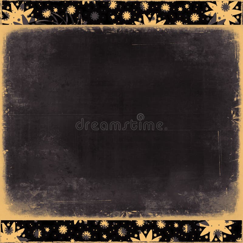 Vintage Starburst/snowflake Frame Stock Illustration - Illustration of ...