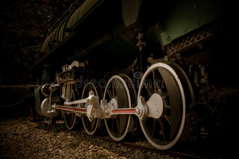 Vintage Steam Engine Locomotive Train Stock Photo - Image of nostalgia ...