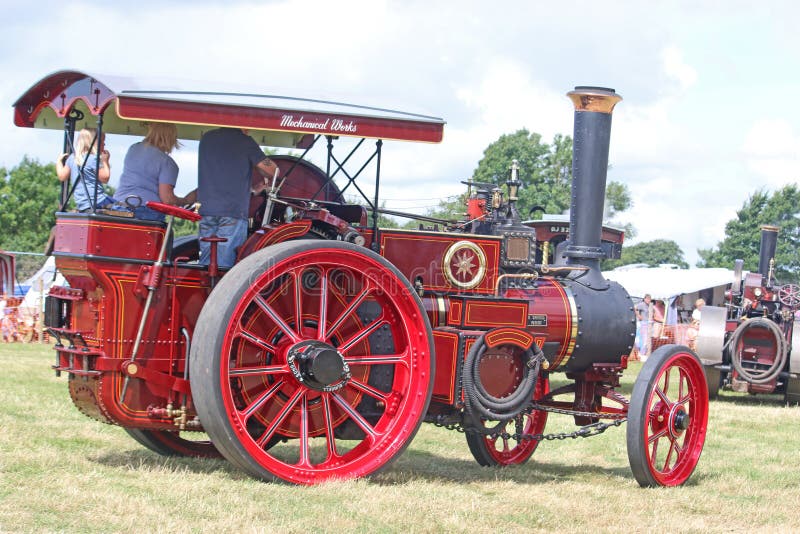 Vintage Steam Traction Engine Editorial Photography - Image of antique ...