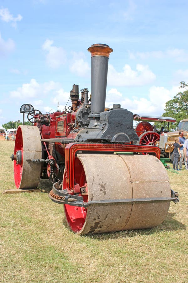 Vintage Steam Traction Engine Stock Image - Image of industry ...