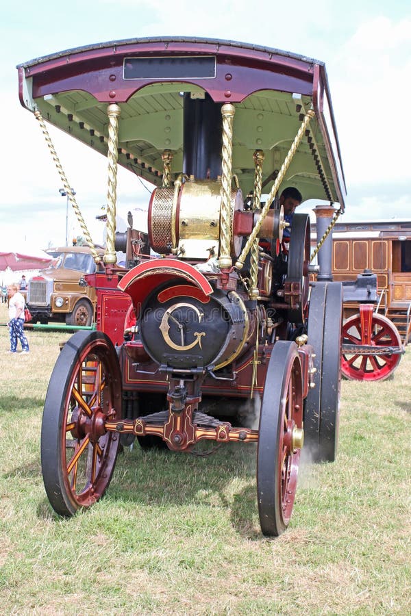Vintage Steam Traction Engine Editorial Stock Photo - Image of ...