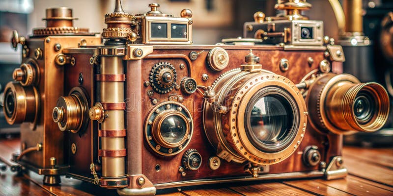 Vintage Steampunk Elephant Steam. Generate Ai Stock Illustration - Illustration of design ...