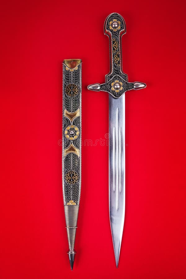 Old steel blade stock photo. Image of weapon, knifes, macro - 2166442