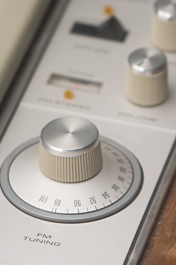 Vintage stereo knobs stock photo. Image of tuner, player - 9278736