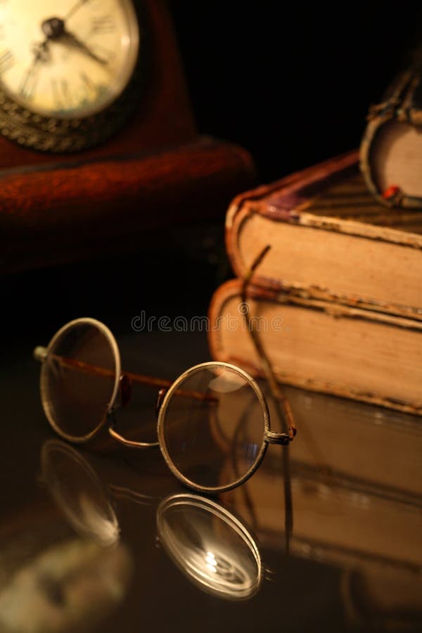 Old Spectacles stock image. Image of time, novel, spectacles - 30101423